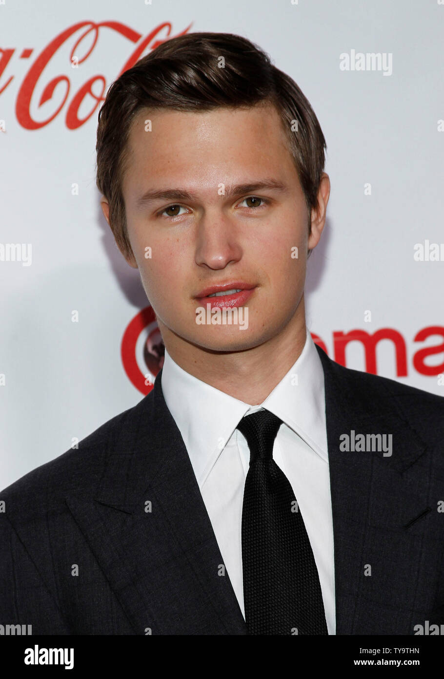 Actor Ansel Elgort arrives for the CinemaCon 2017 Big Screen ...