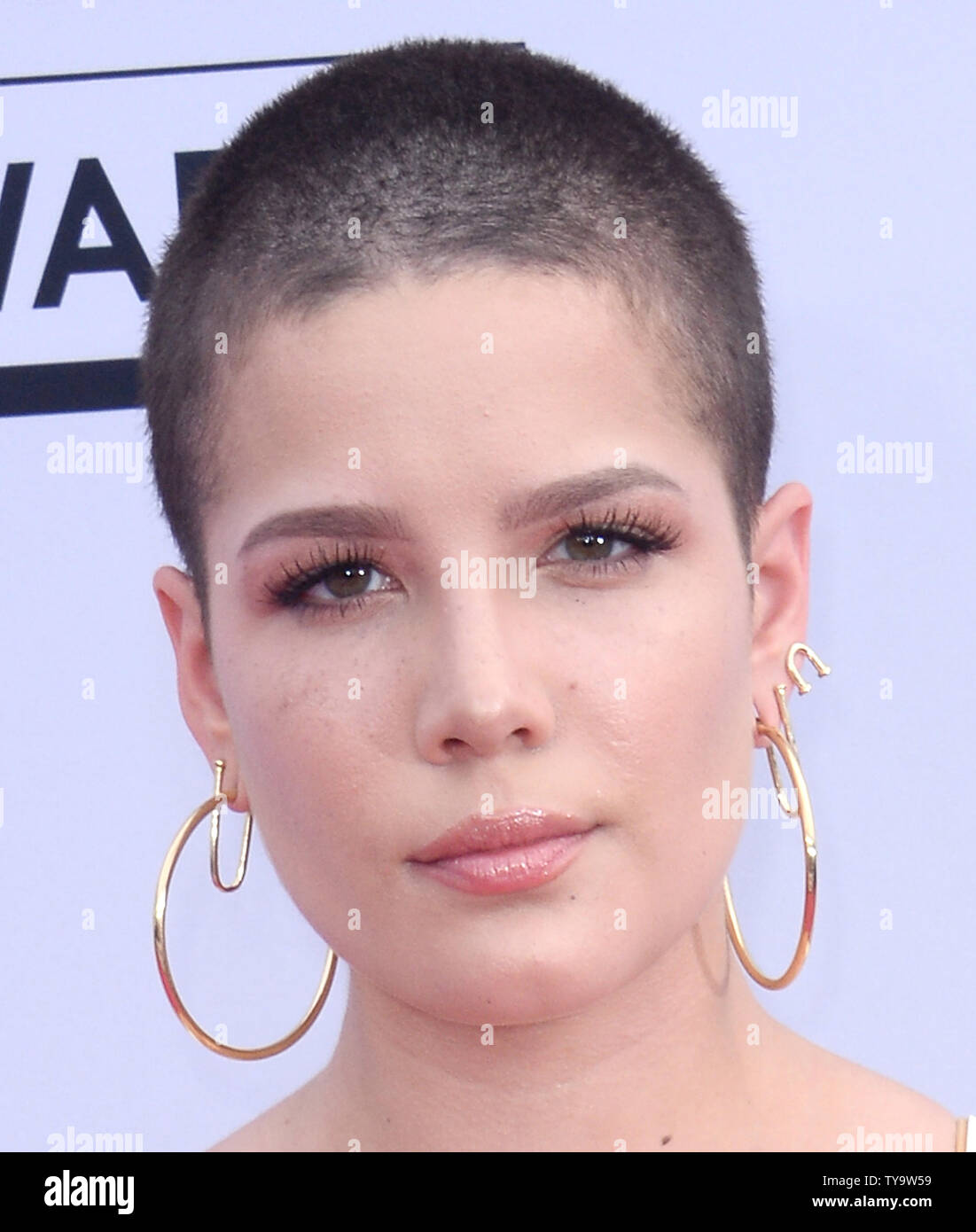 Singer Halsey attends the annual Billboard Music Awards held at T ...