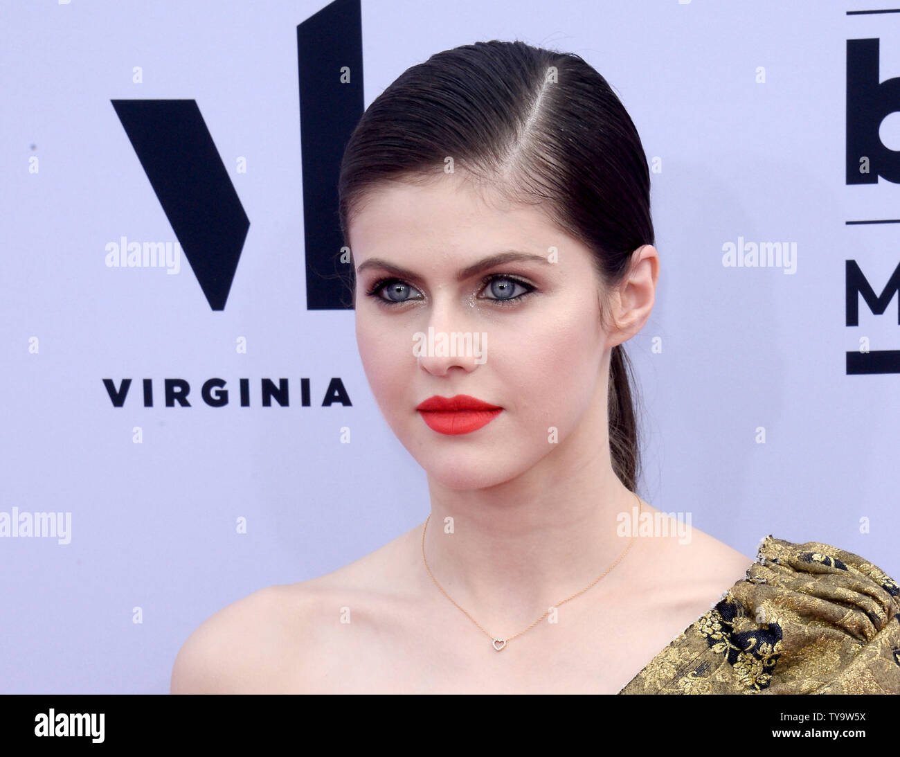Actor Alexandra Daddario attends the annual Billboard Music Awards held ...