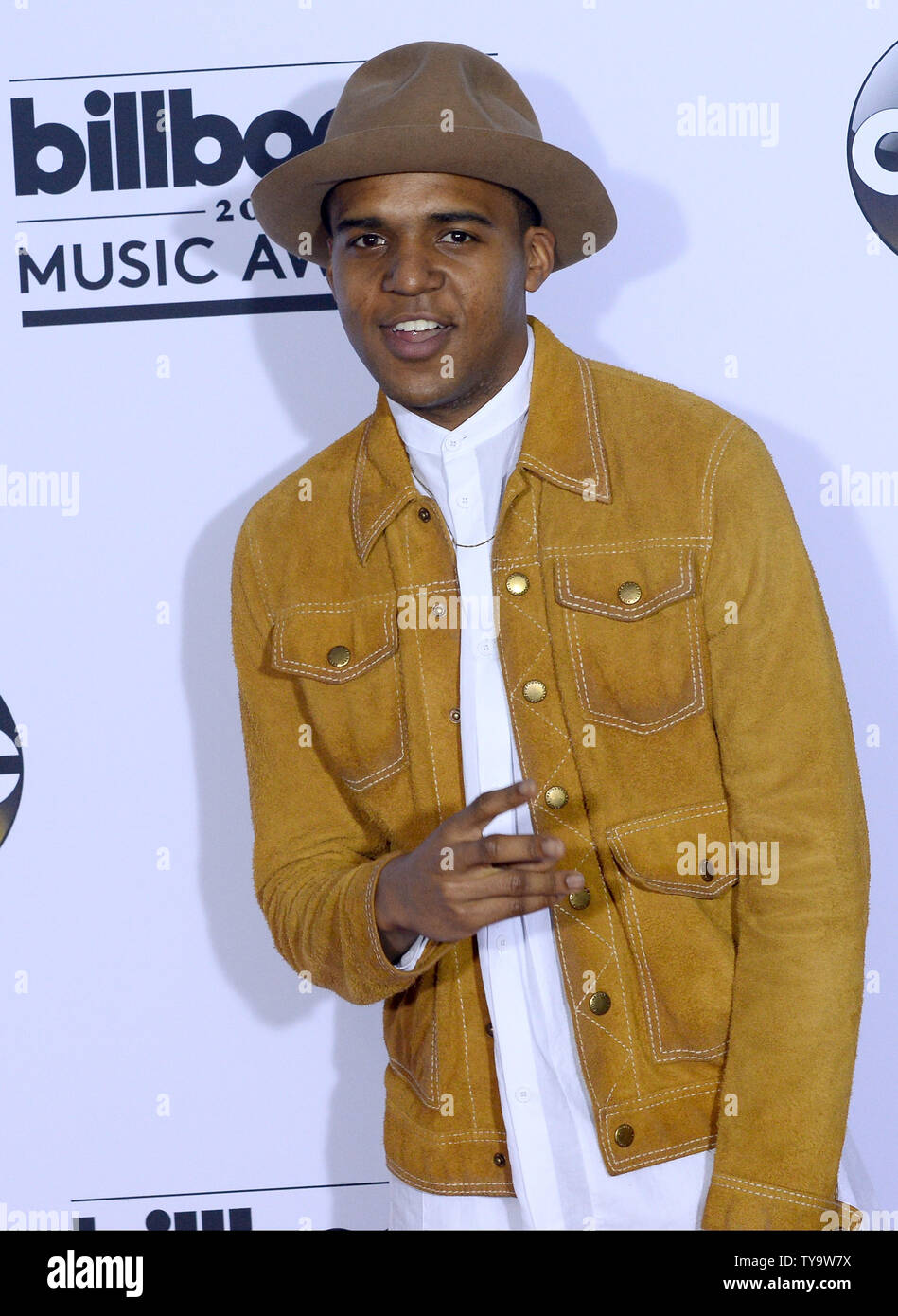 Actor Christopher Jordan Wallace appears backstage during the annual ...