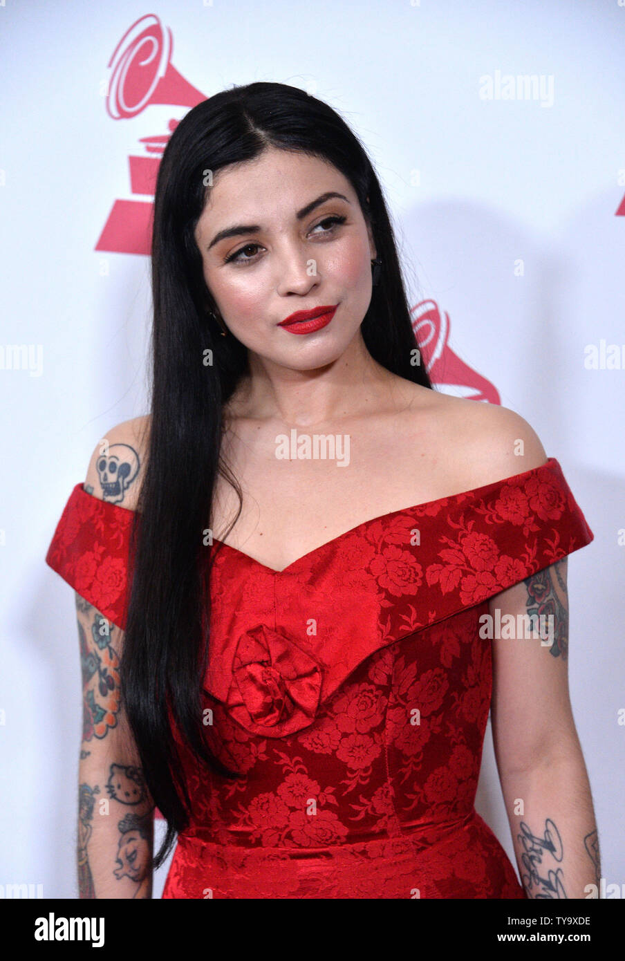 Chilean singer Mon Laferte attends the Latin Grammy Person of the Year ...
