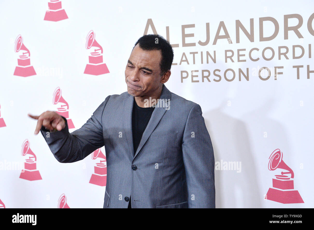 American-Cuban singer-songwriter Jon Secada attends the Latin Grammy ...
