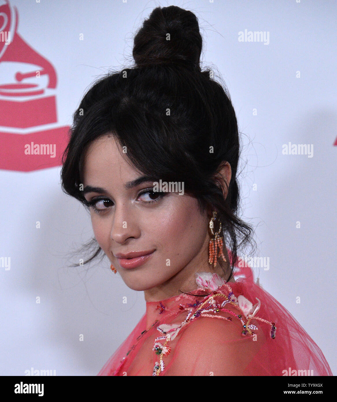 American-Cuban singer-songwriter Camila Cabello attends the Latin ...
