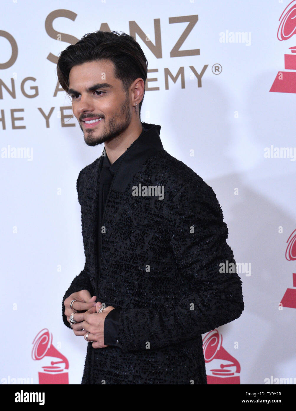 Spanish singer Abraham Mateo attends the Latin Grammy Person of the ...