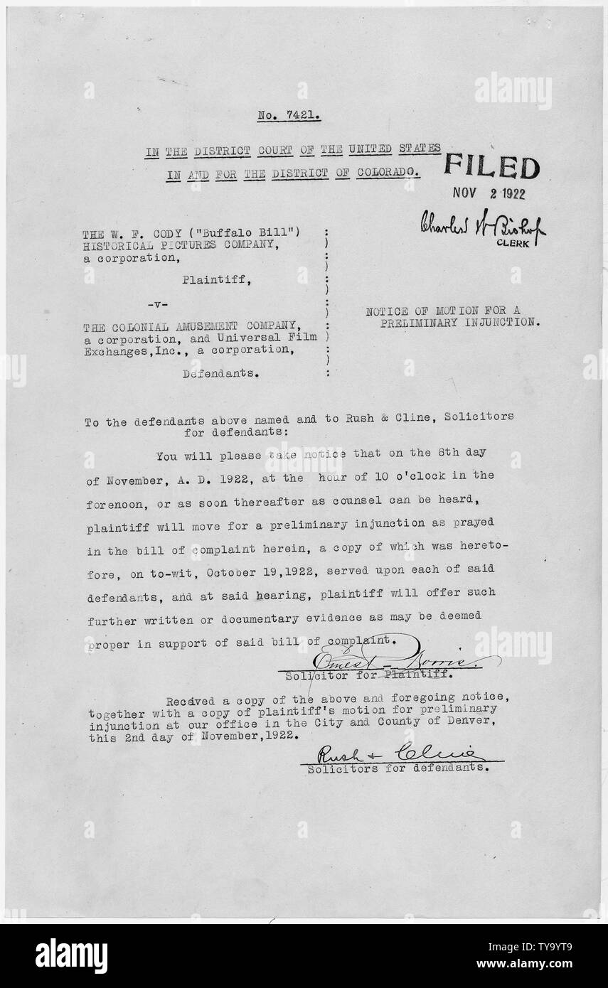 Notice Of Motion For A Preliminary Injunction Stock Photo Alamy notice-of-motion-for-a-preliminary-injunction-stock-photo-alamy