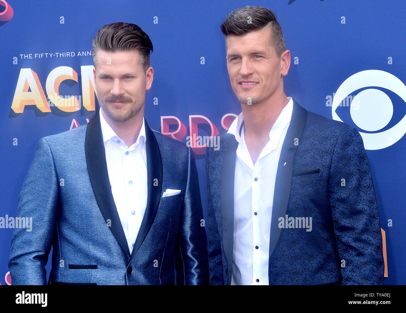 Curtis Rempel (L) and Brad Rempel of High Valley attend the 53rd annual ...