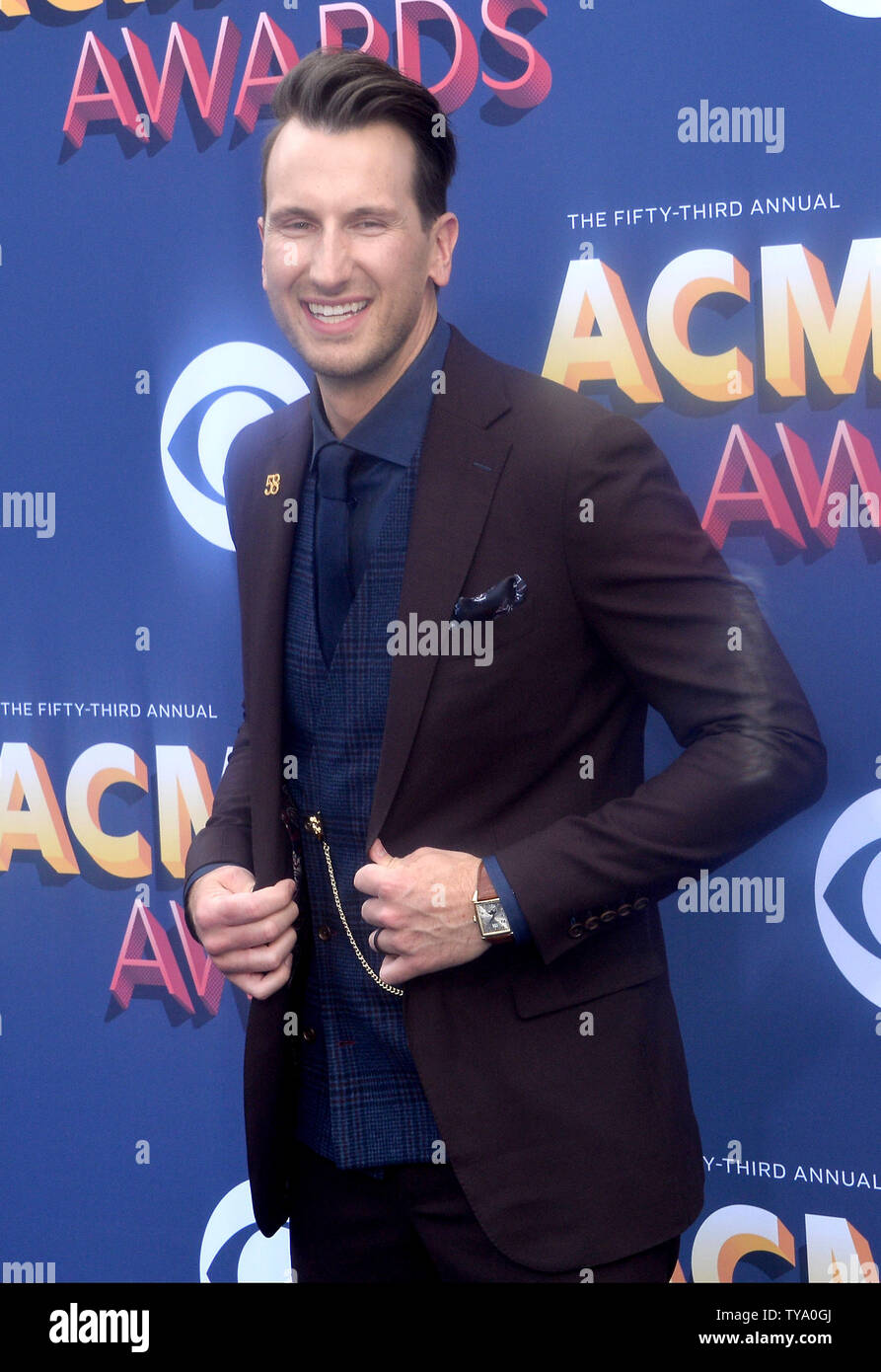 Singer Russell Dickerson attends the 53rd annual Academy of Country ...