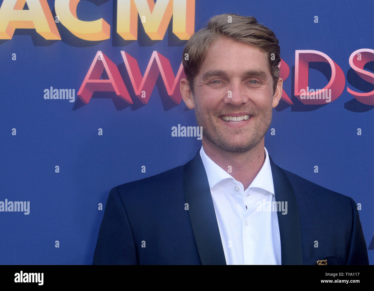 Singer Brett Young attends the 53rd annual Academy of Country Music ...