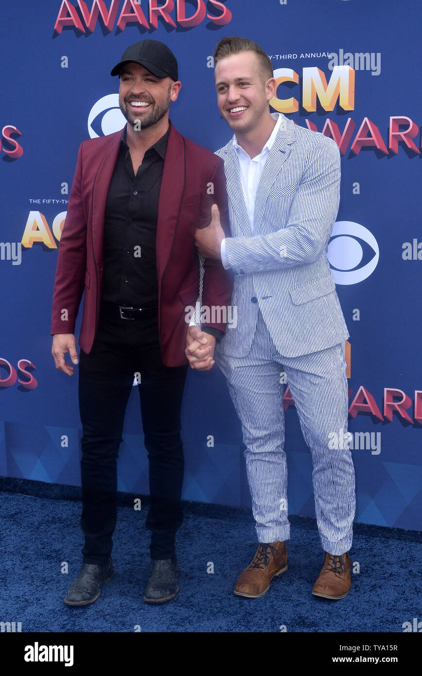 Cody Alan (L) and Michael Trea Smith attend the 53rd annual Academy of ...