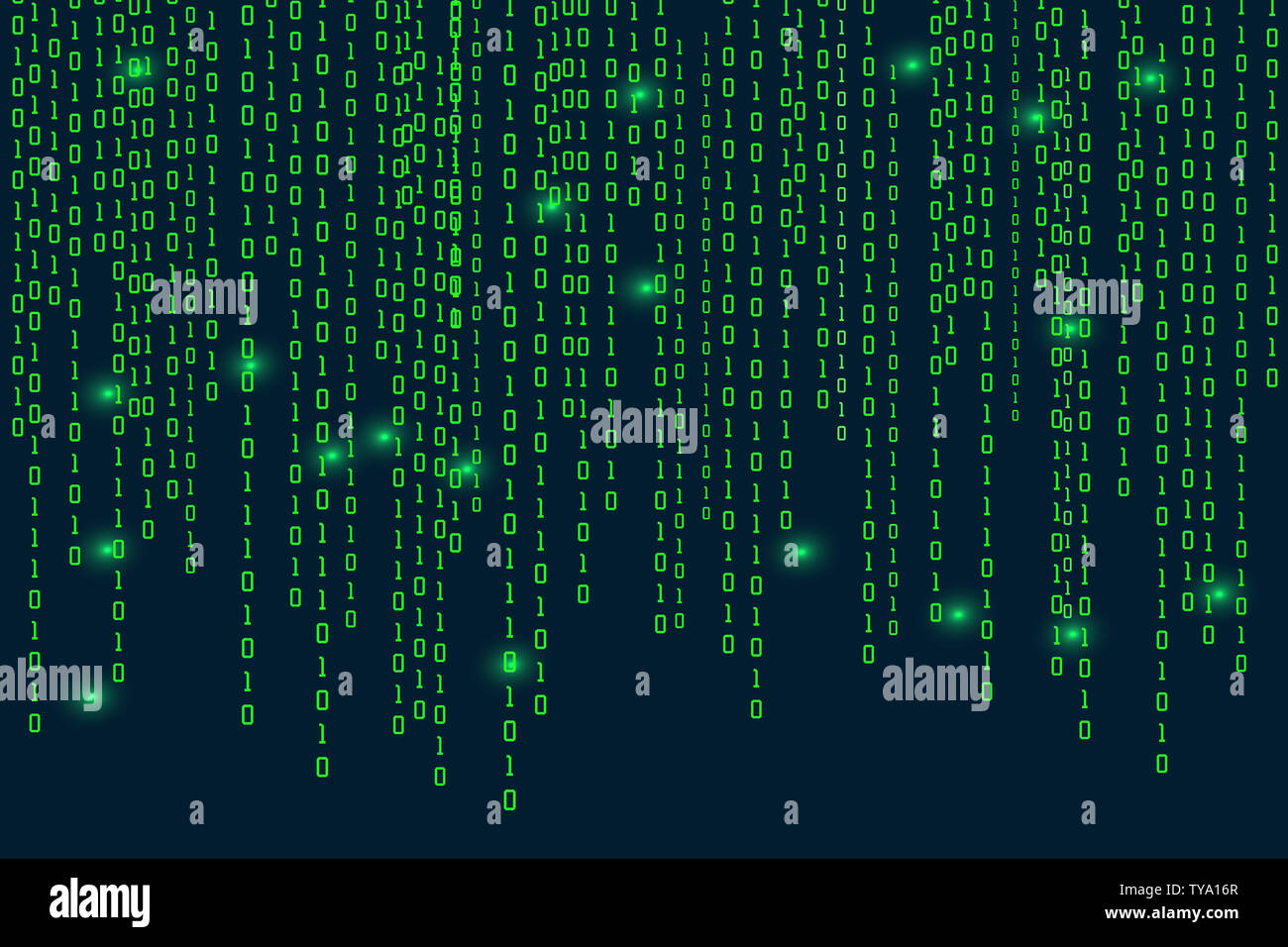 Digital matrix background for binary codes 0 and 1 Stock Photo - Alamy