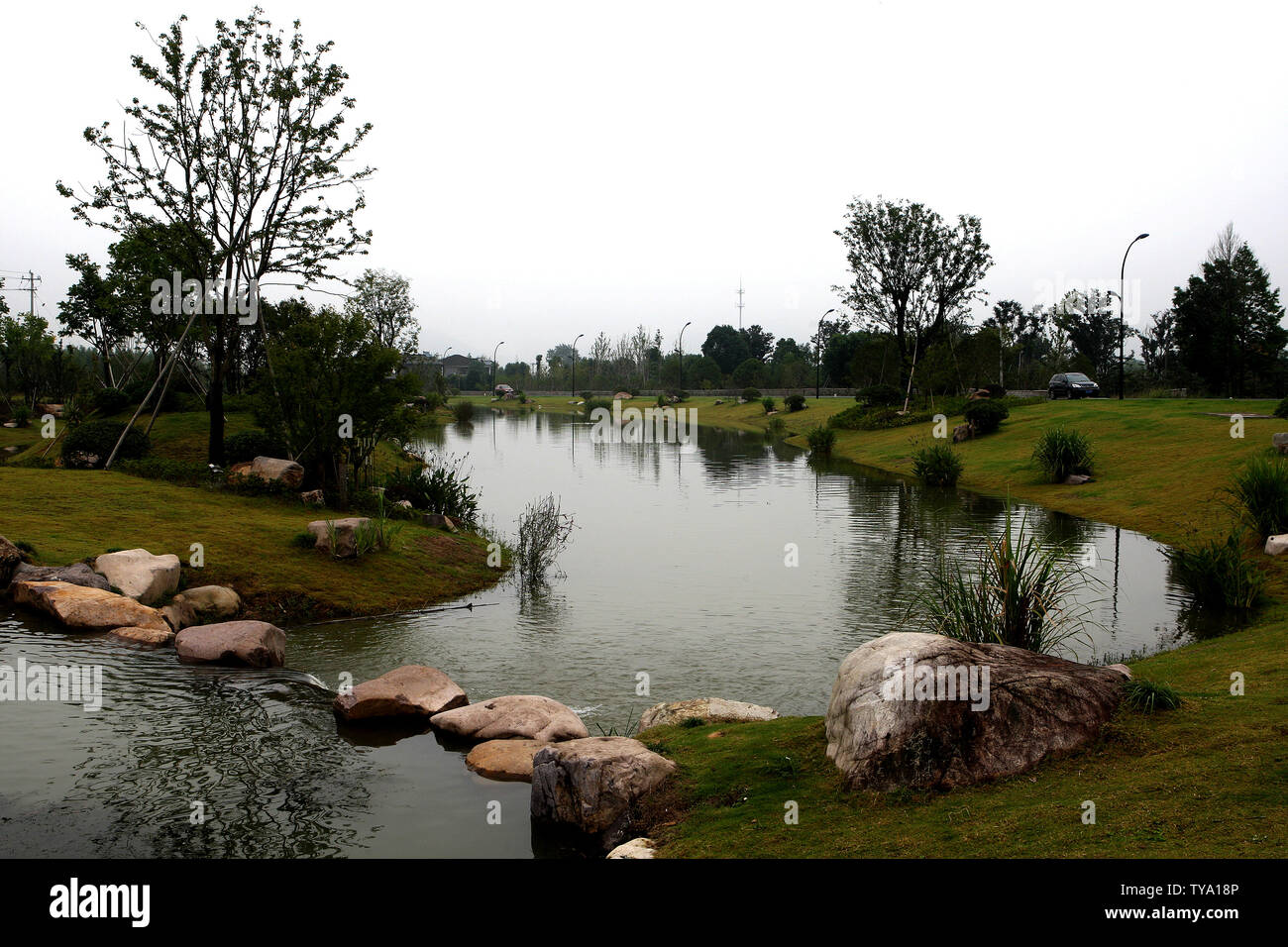 First Village of Zen Tea, Yuhang District, Hangzhou City Stock Photo ...