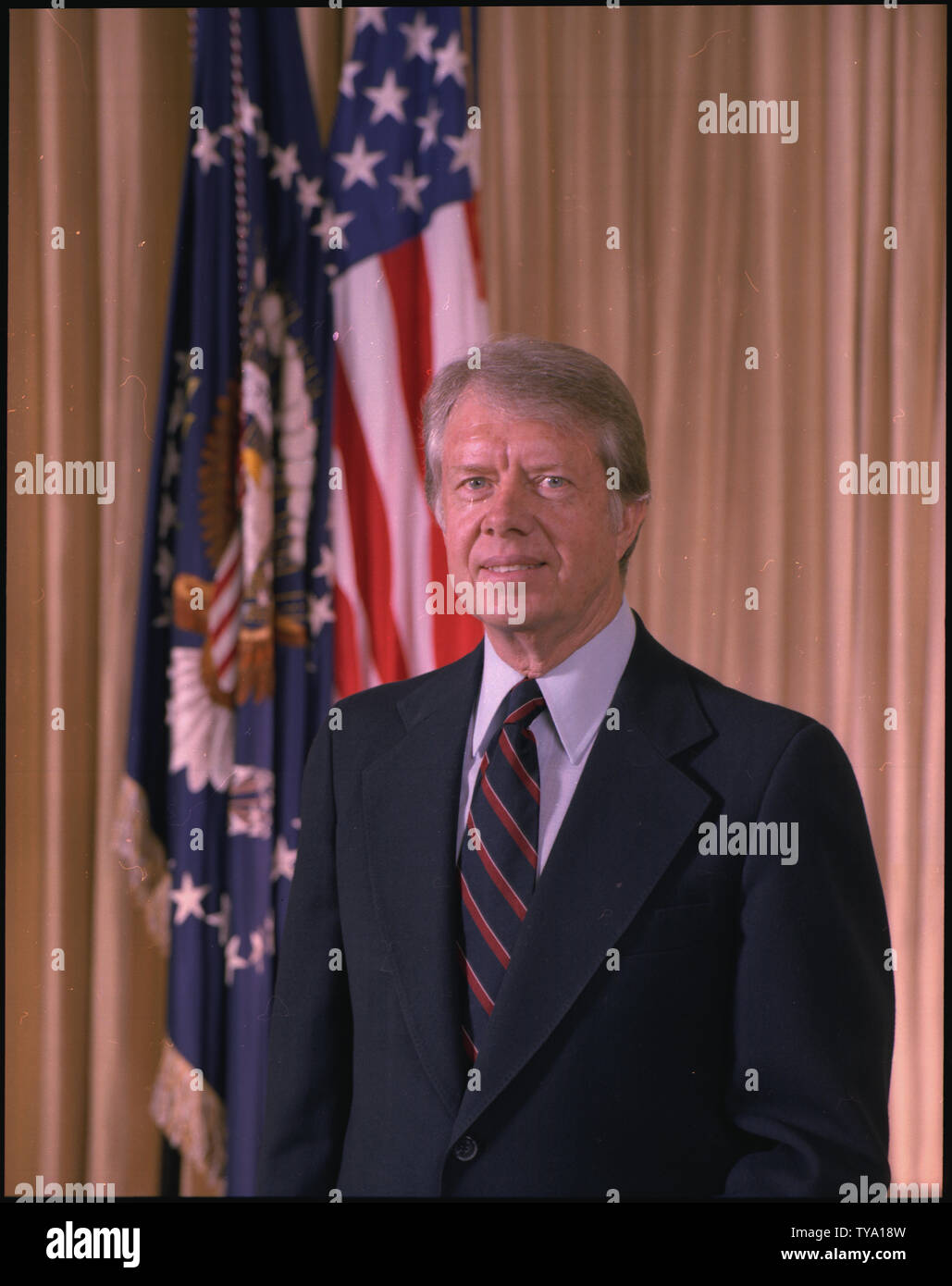 Official portrait of Jimmy Carter Stock Photo - Alamy