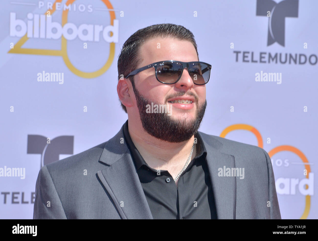 Musical artist El Fantasma attends the 2018 Billboard Latin Music ...