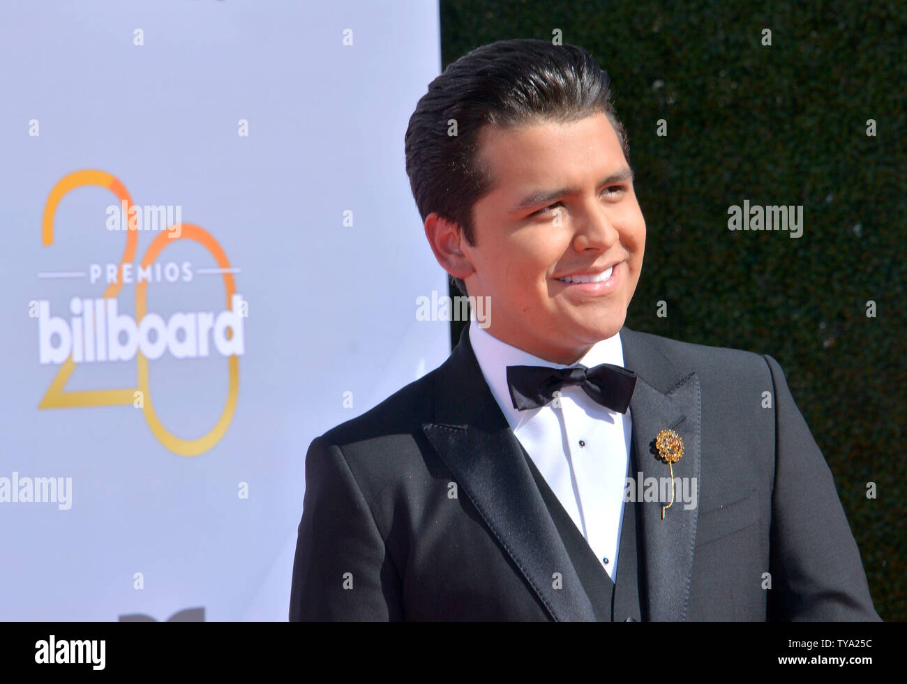 Singer Christian Nodal attends the 2018 Billboard Latin Music Awards at ...