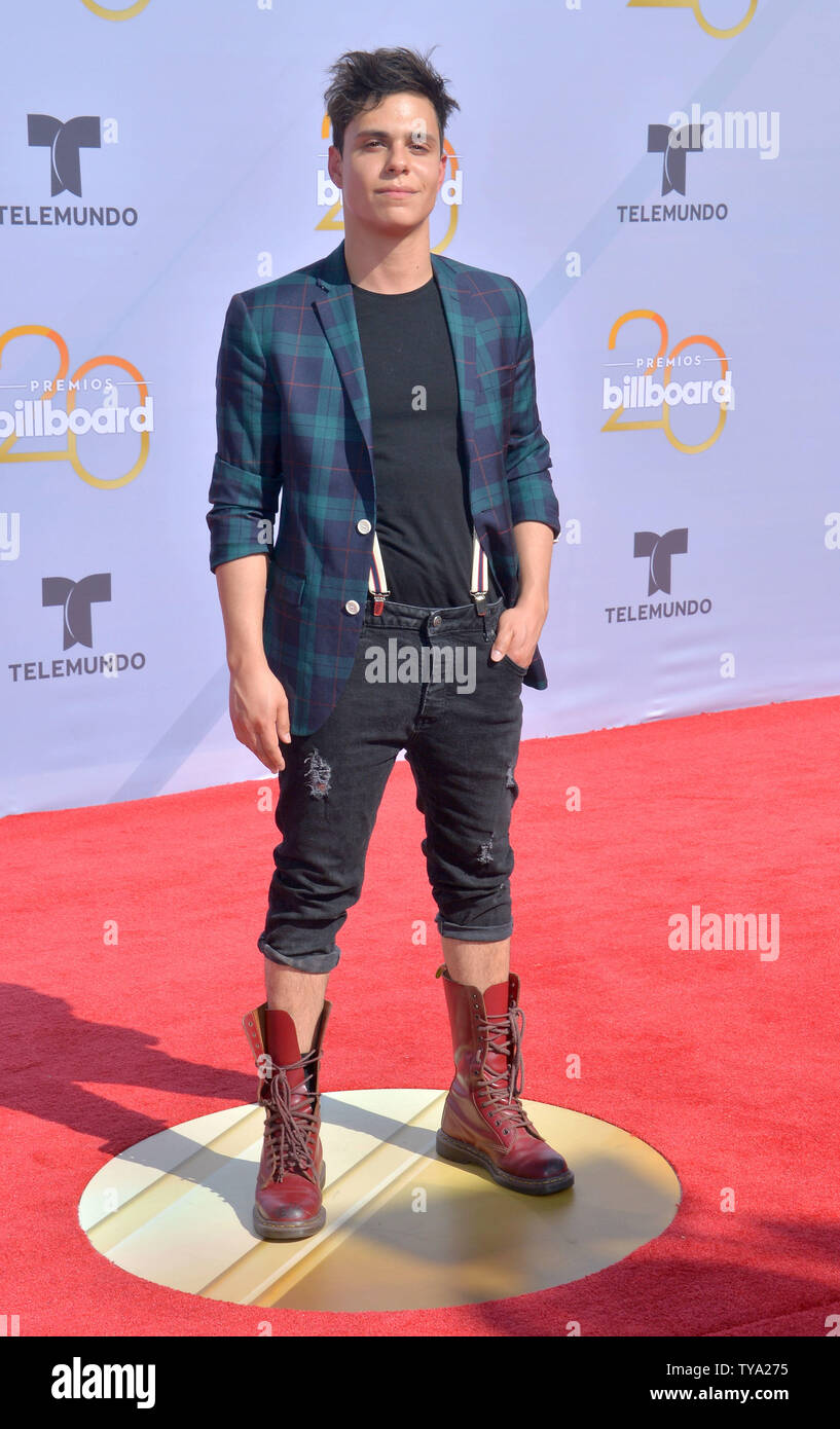 Musical artist Thomas Augusto attends the 2018 Billboard Latin Music ...