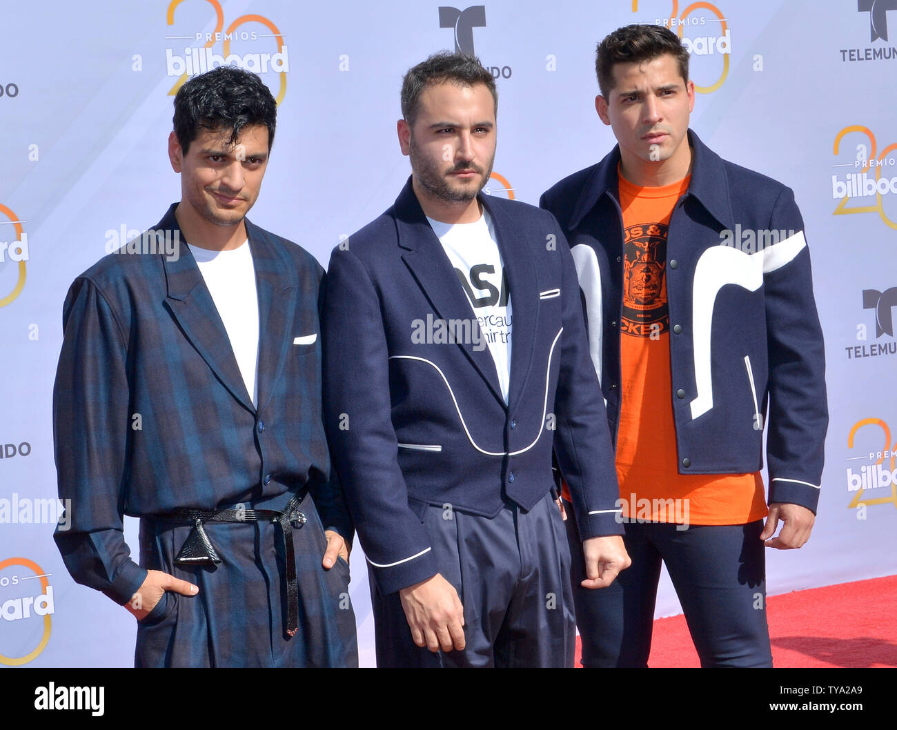 Musical group Reik attends the 2018 Billboard Latin Music Awards at the ...