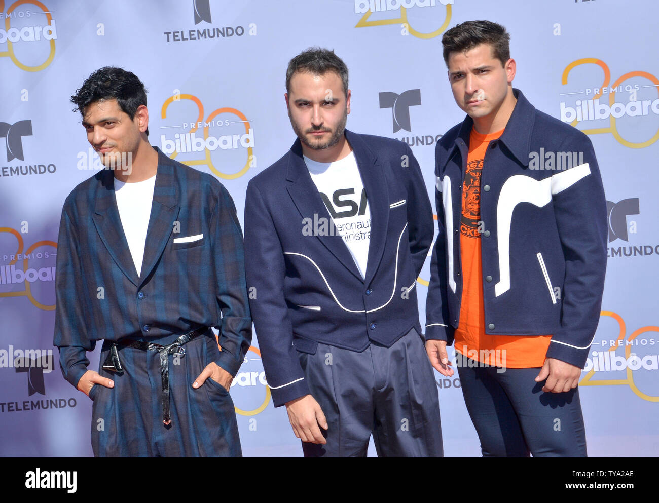 Musical group Reik attends the 2018 Billboard Latin Music Awards at the ...