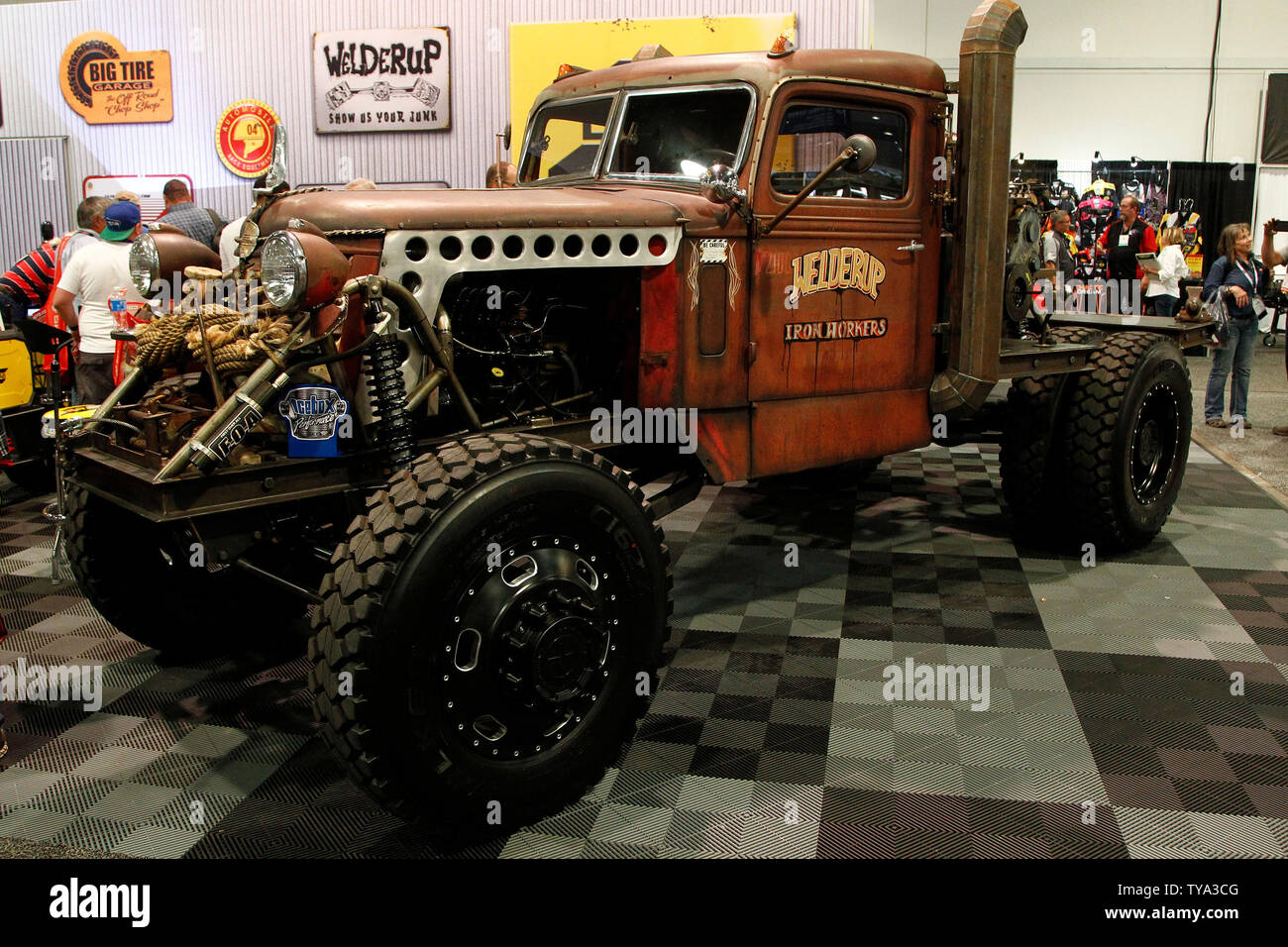 A crowd favorite this year, the "Welding Rig" an iron worker-themed ...