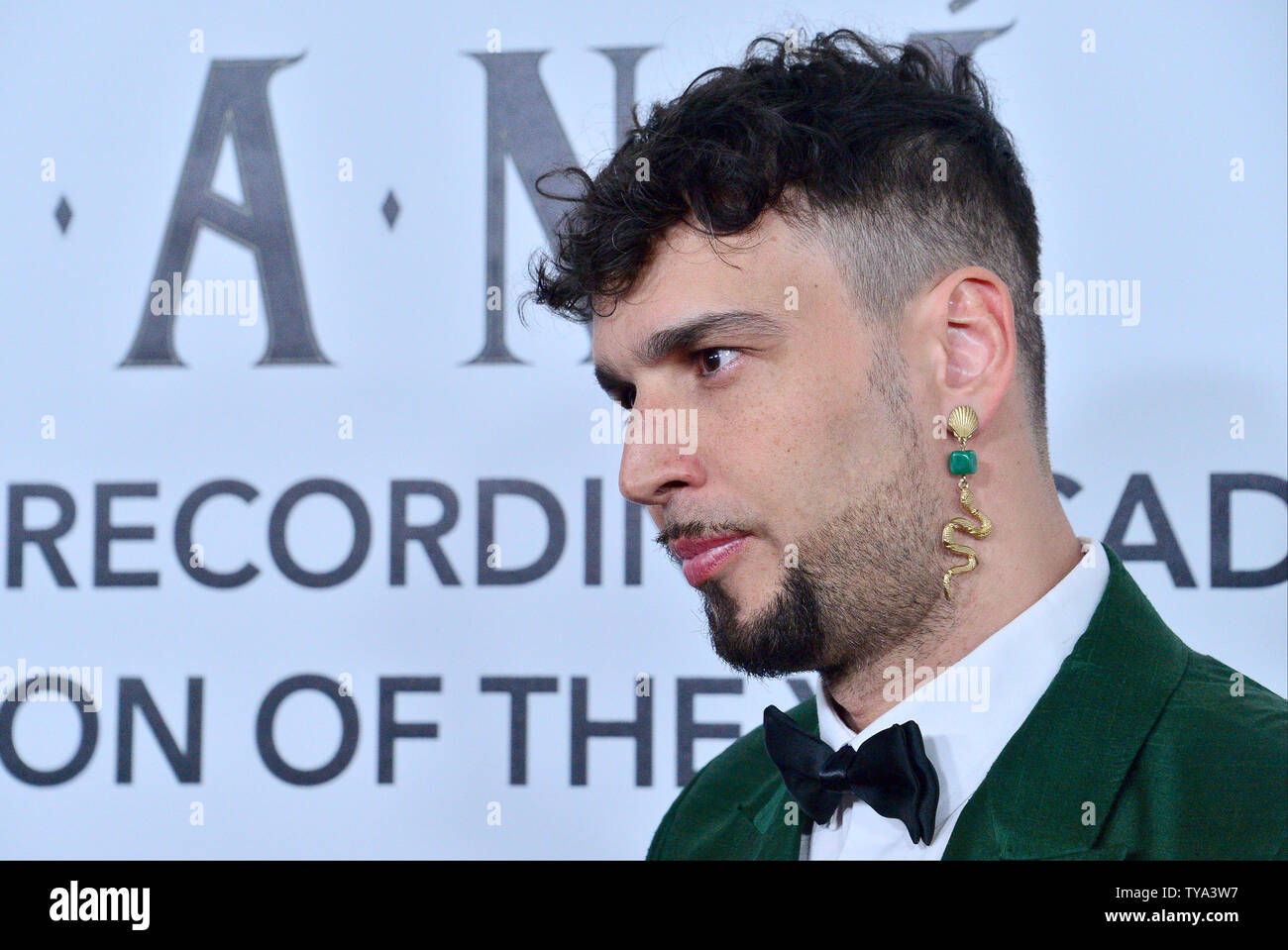 Dante Spinetta arrives at the Latin Grammy Person of the Year gala ...