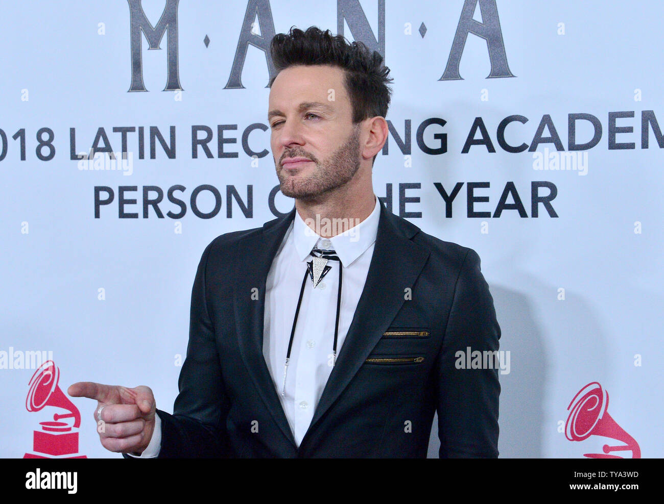 Axel Fernando arrives at the Latin Grammy Person of the Year gala ...