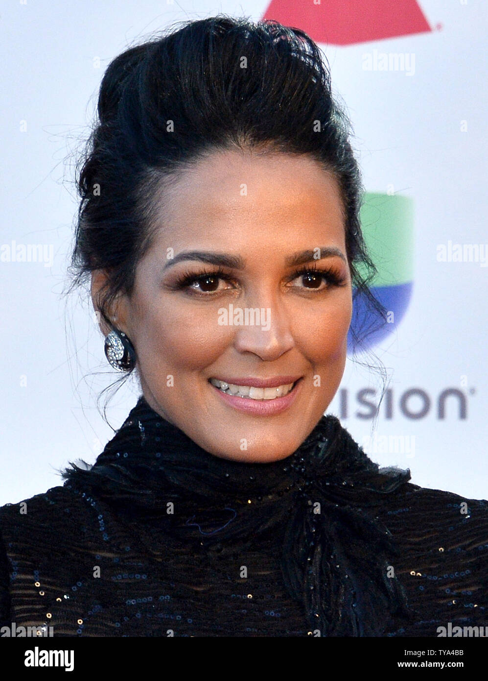 Celines Toribio arrives on the red carpet for the 19th annual Latin ...