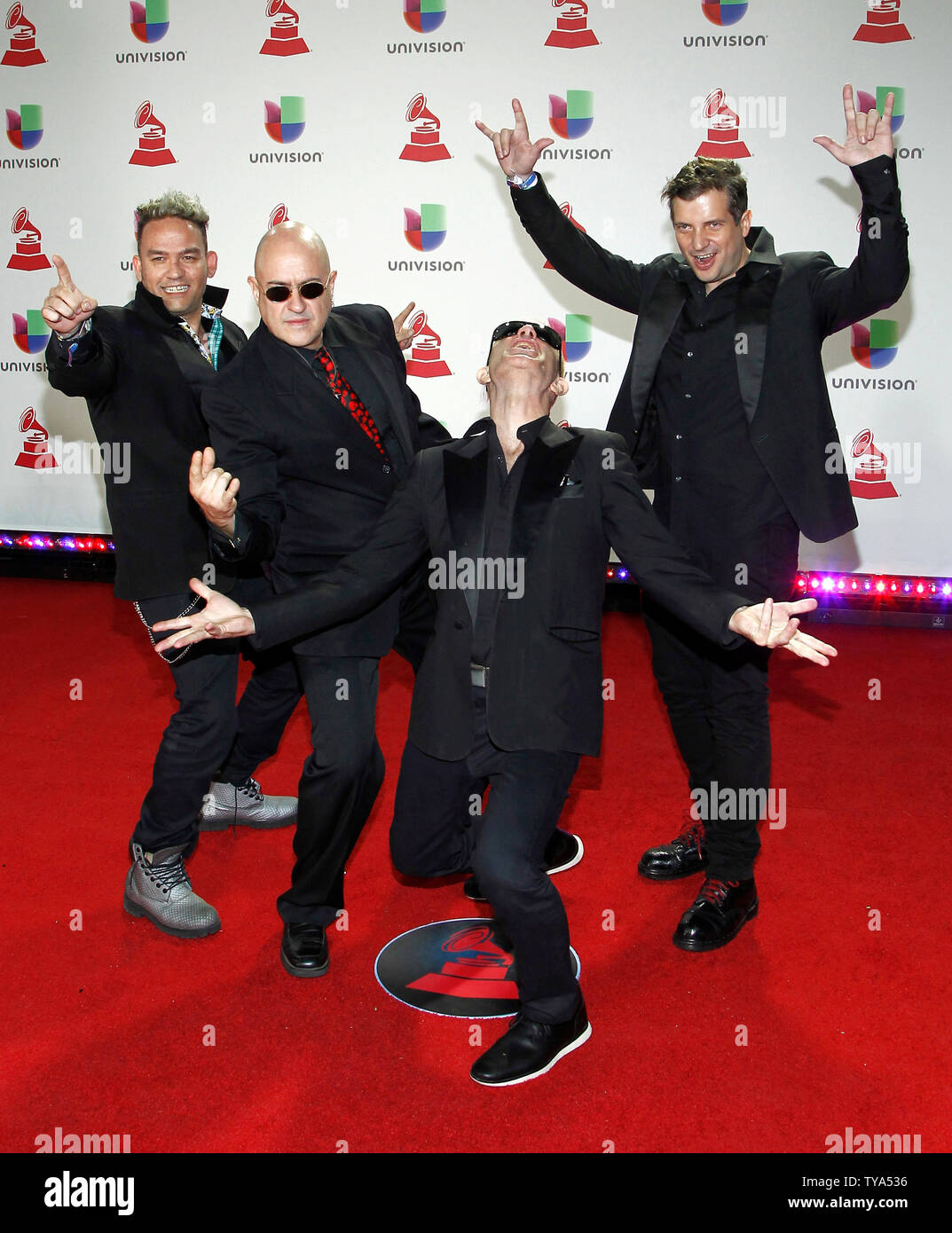 Los Pixel arrives on the red carpet for the 19th annual Latin Grammy ...