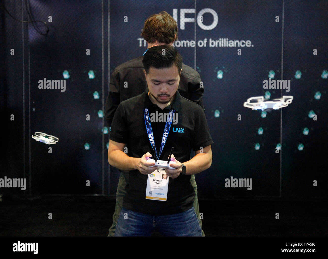 Two drone operators demonstrate the latest additions to the UVify ...