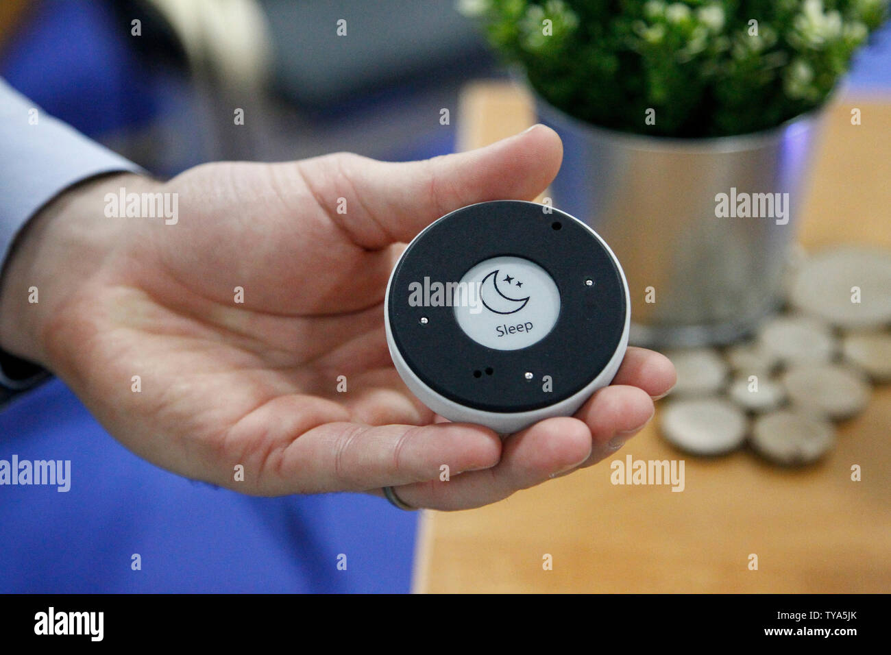 The HiLo, a small app connected device that aids stress relief by ...