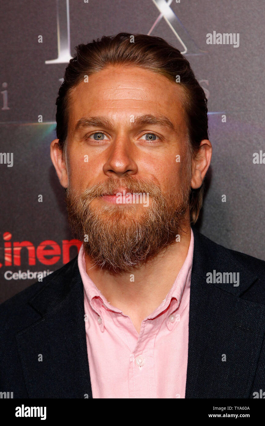 Actor Charlie Hunnam arrives for the CinemaCon 2019 STXfilms red carpet ...