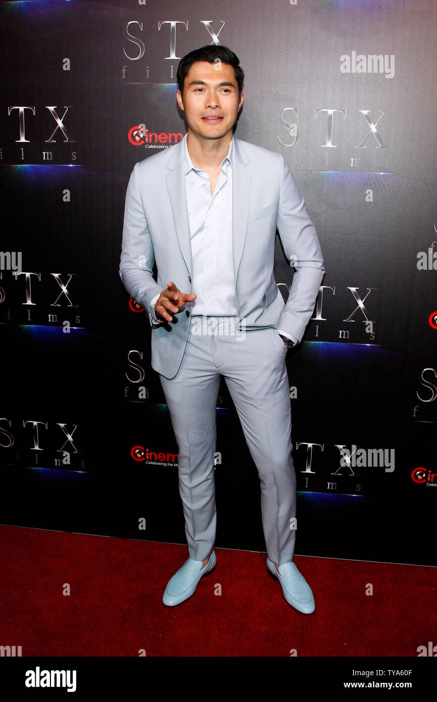 Actor Henry Golding arrives for the CinemaCon 2019 STXfilms red carpet ...