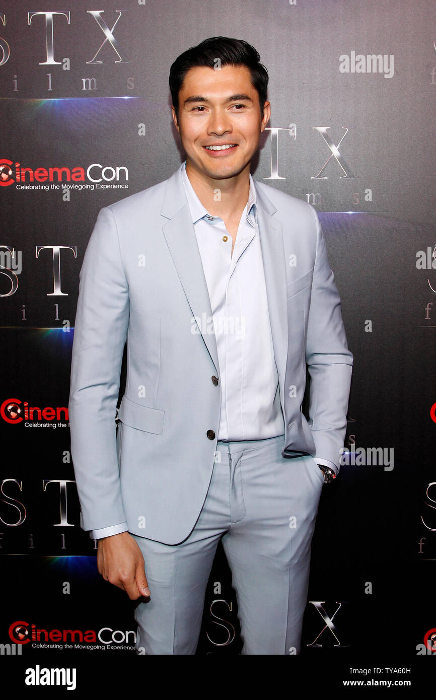 Actor Henry Golding arrives for the CinemaCon 2019 STXfilms red carpet ...
