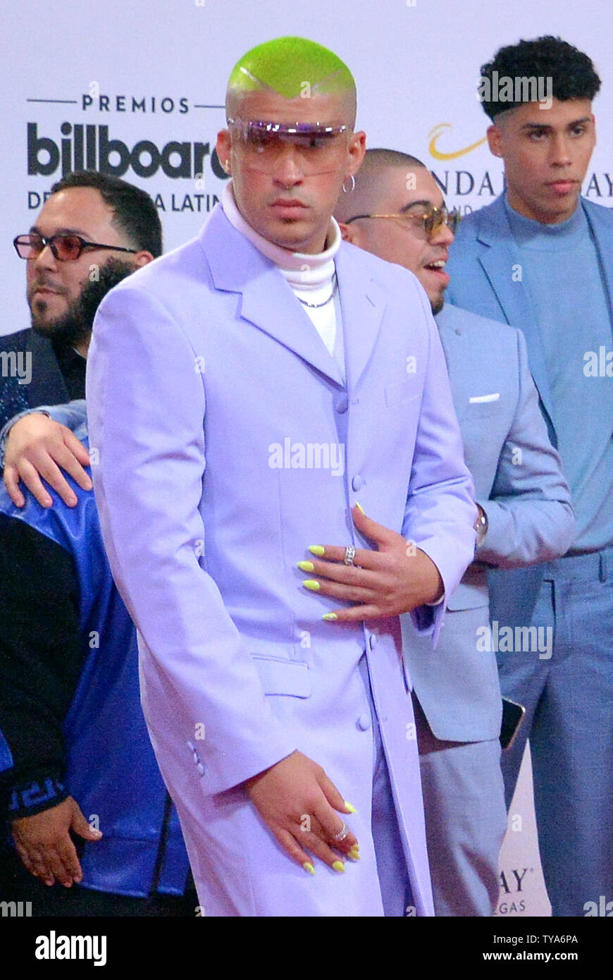 Bad Bunny attends the 26th annual Billboard Latin Music Awards at the ...
