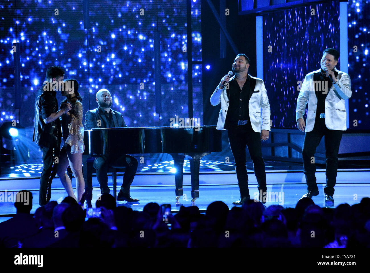 Banda MS performs onstage during the 26th annual Billboard Latin Music ...