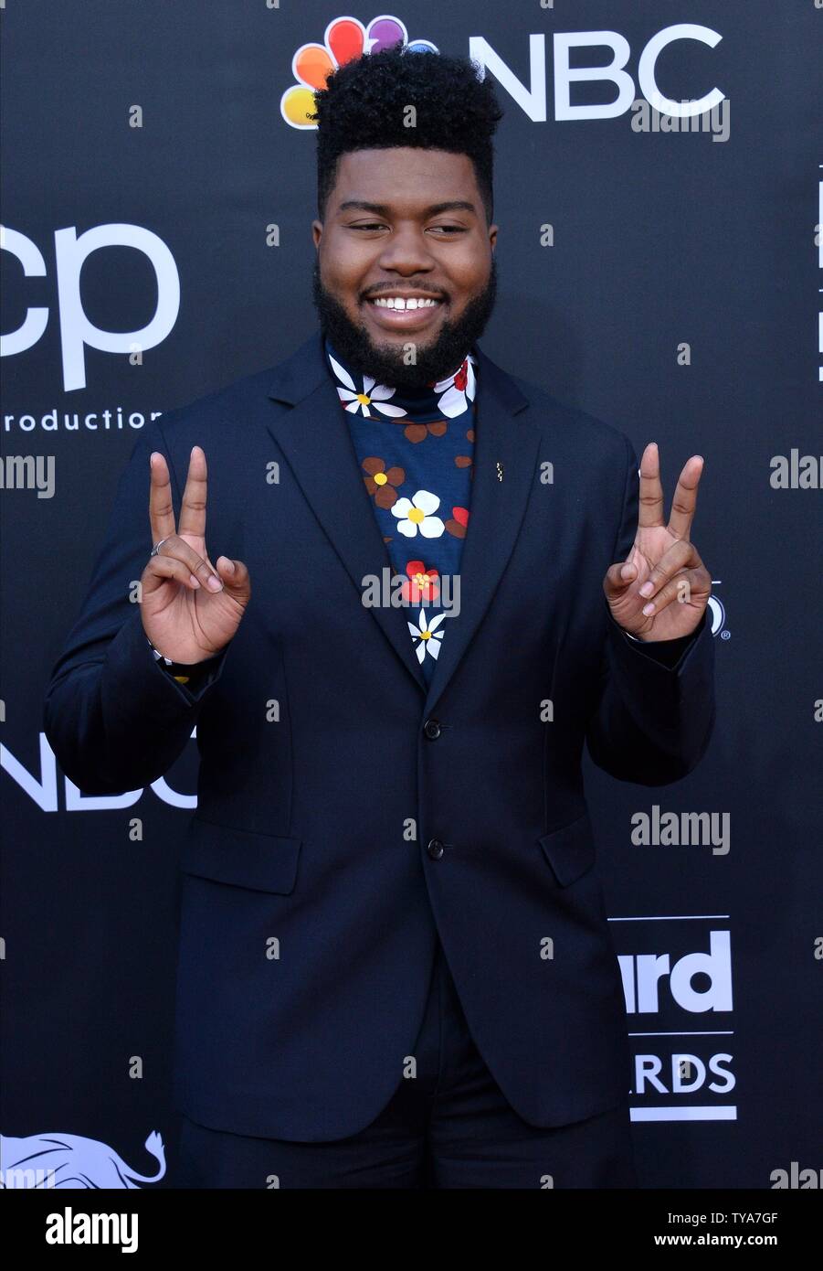 Khalid arrives for the 2019 Billboard Music Awards at the MGM Grand ...