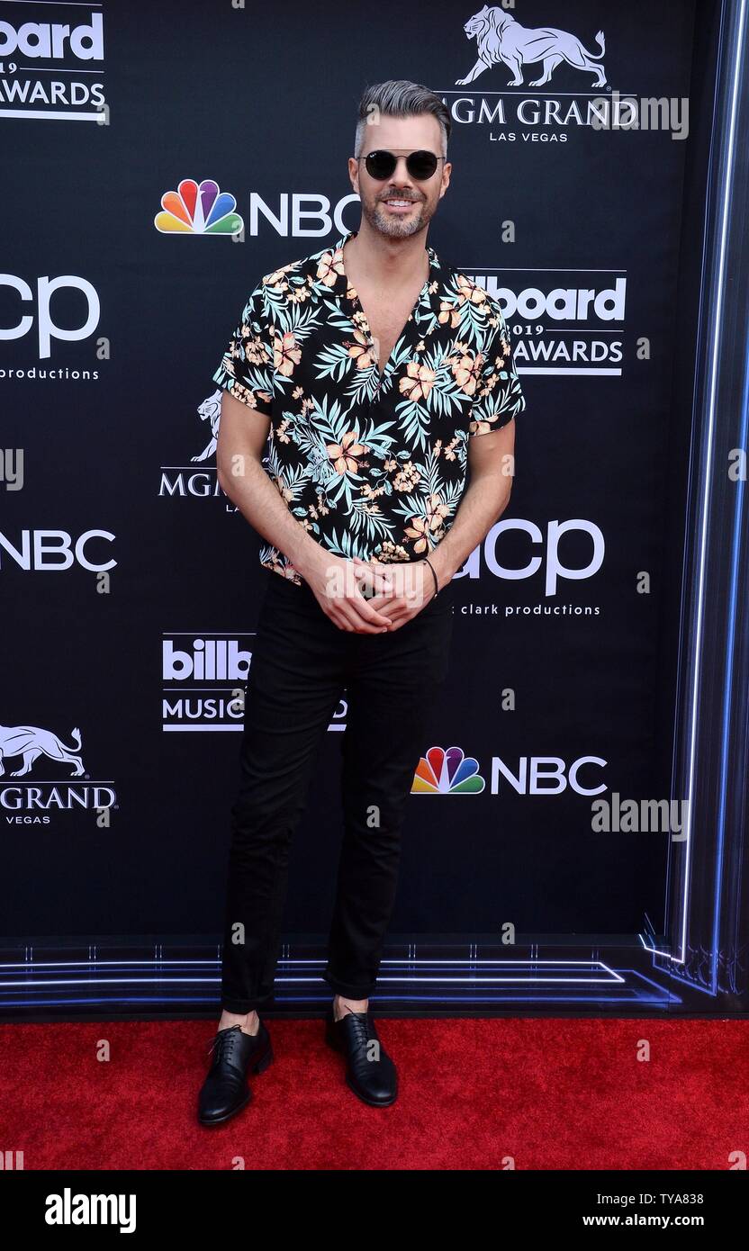AJ Gibson arrives for the 2019 Billboard Music Awards at the MGM Grand ...