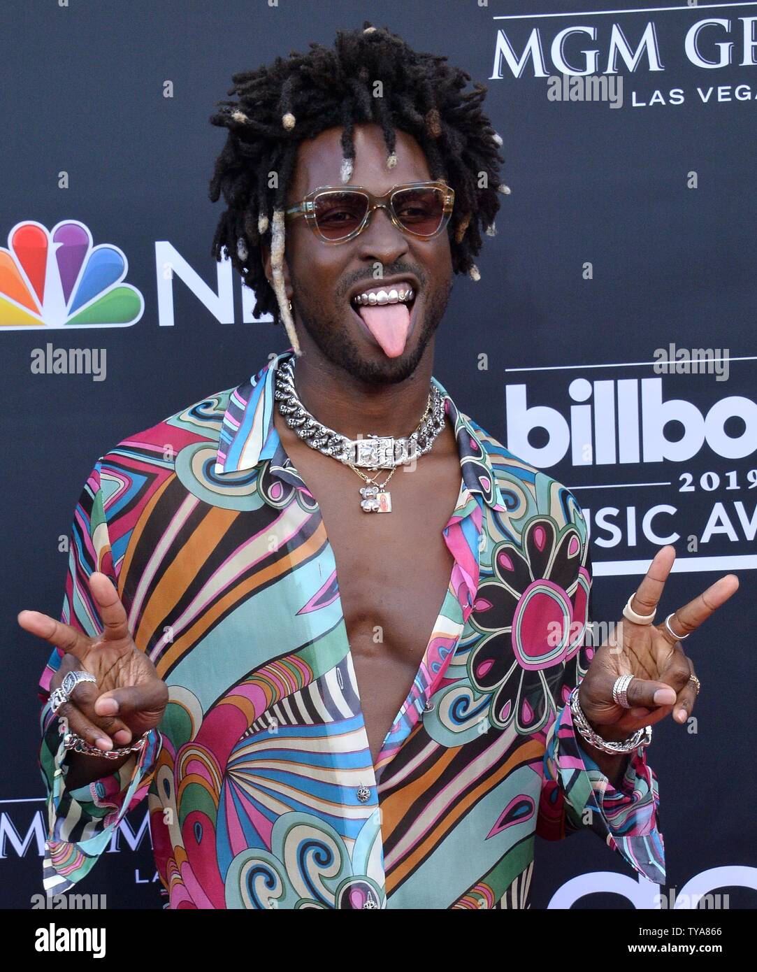 Saint Jhn arrives for the 2019 Billboard Music Awards at the MGM Grand ...