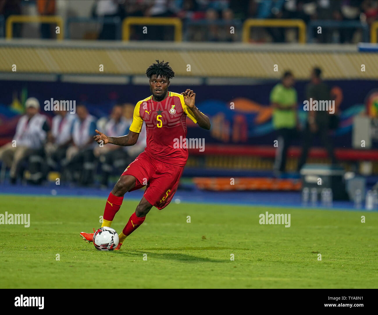 Ismailia, Egypt. 25th June, 2019. Thomas Teye Partey of Ghana during ...