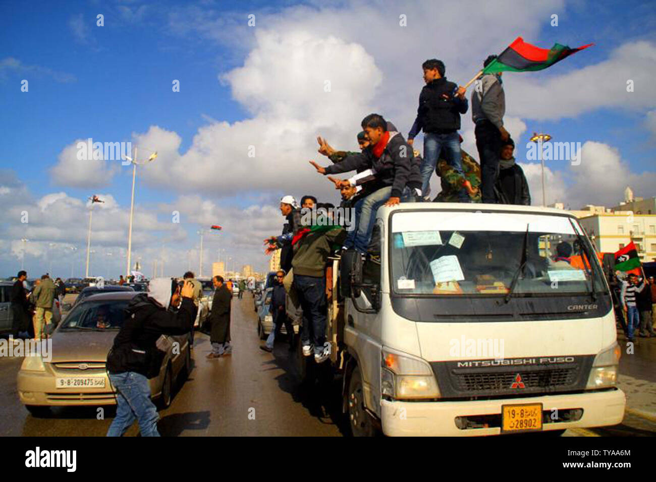 Old libyan flag hi-res stock photography and images - Alamy