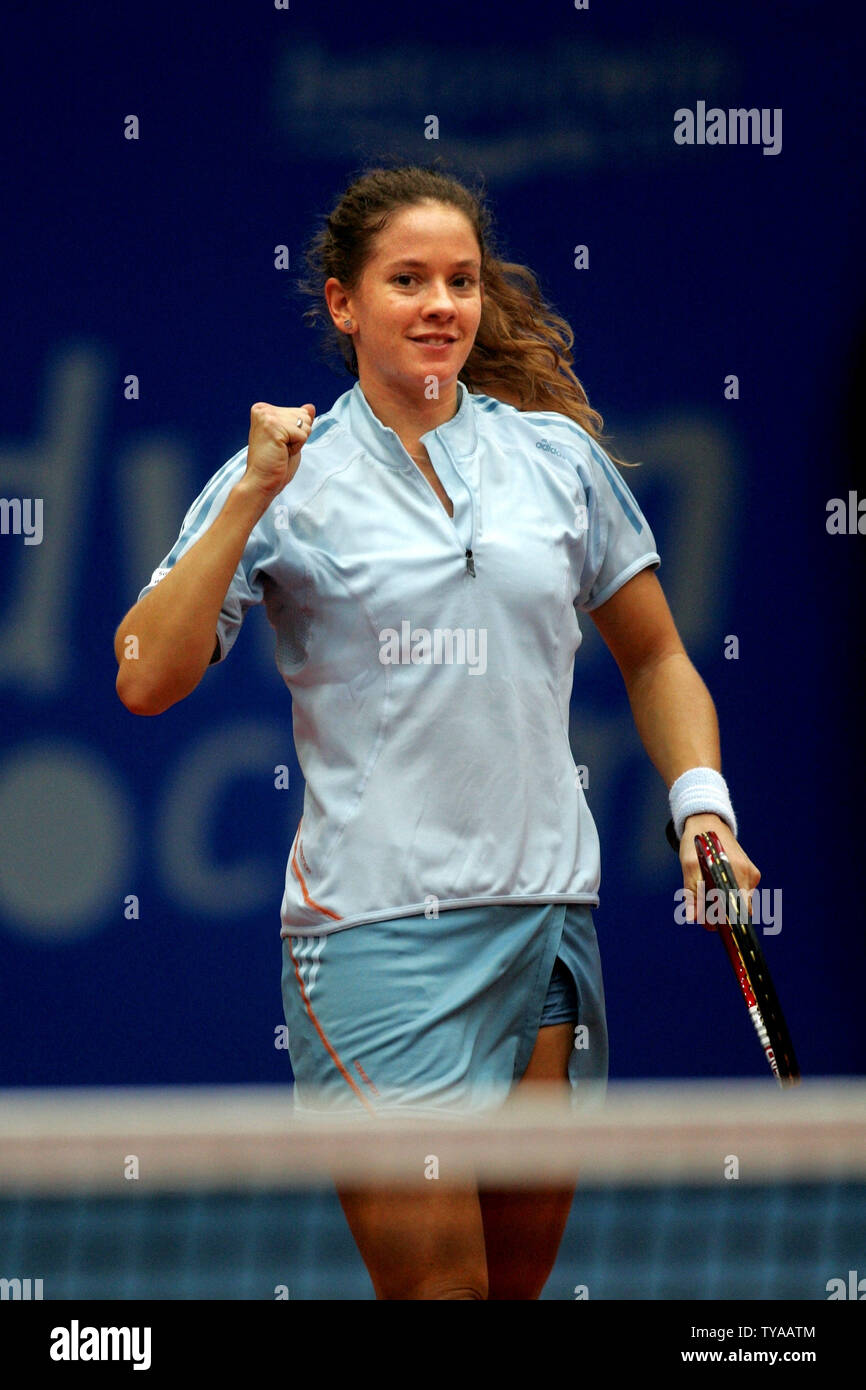Daniela hantuchova slovakia celebrates winning hi-res stock photography ...