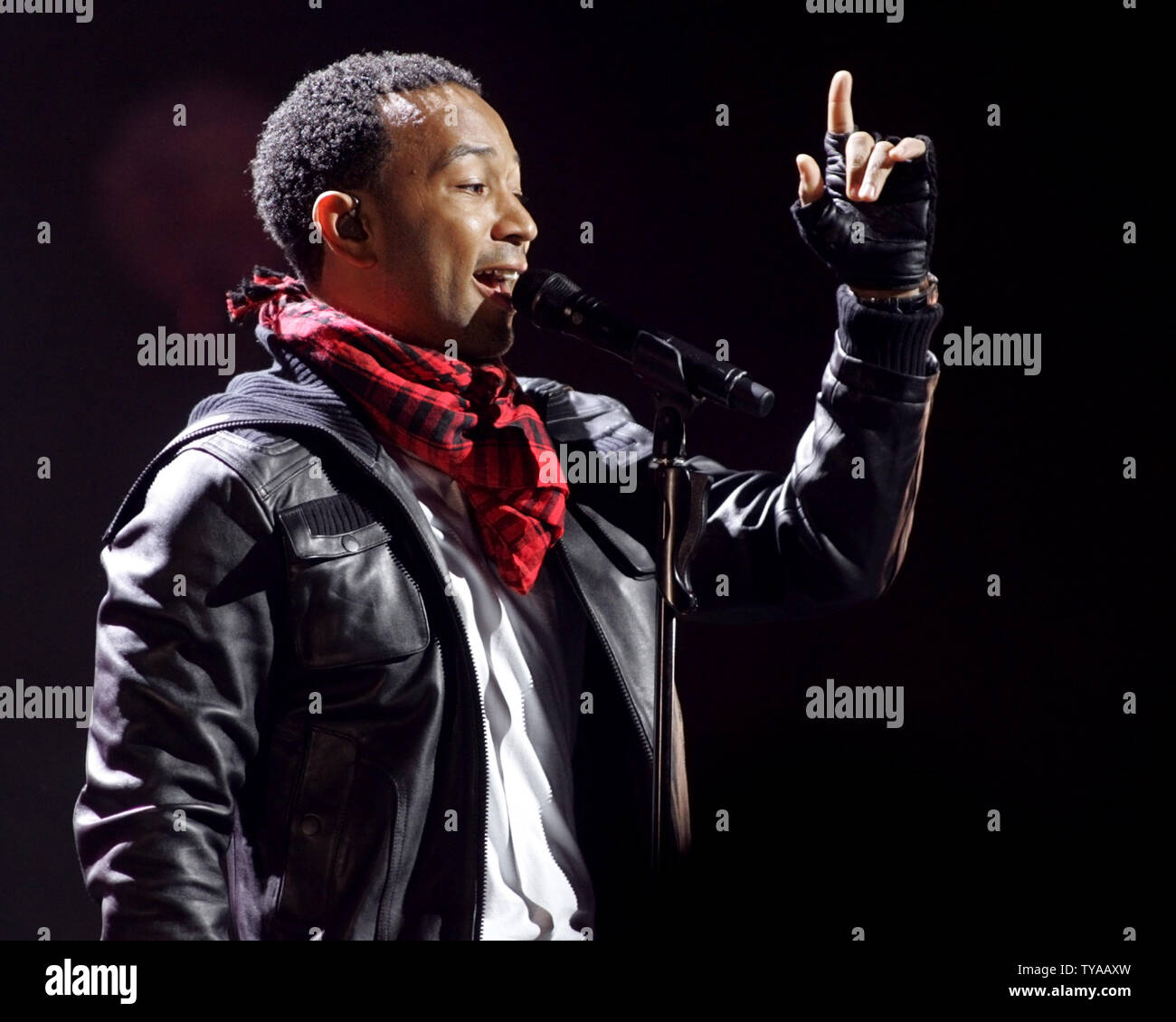 John Legend appears in concert at the RIMAC Arena on the campus of the ...
