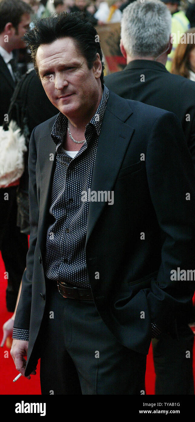 American actor Michael Madsen poses for the press at the London ...