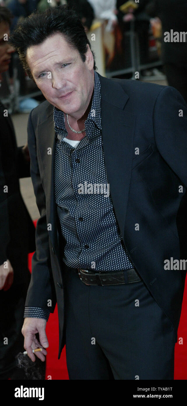 American actor Michael Madsen poses for the press at the London ...