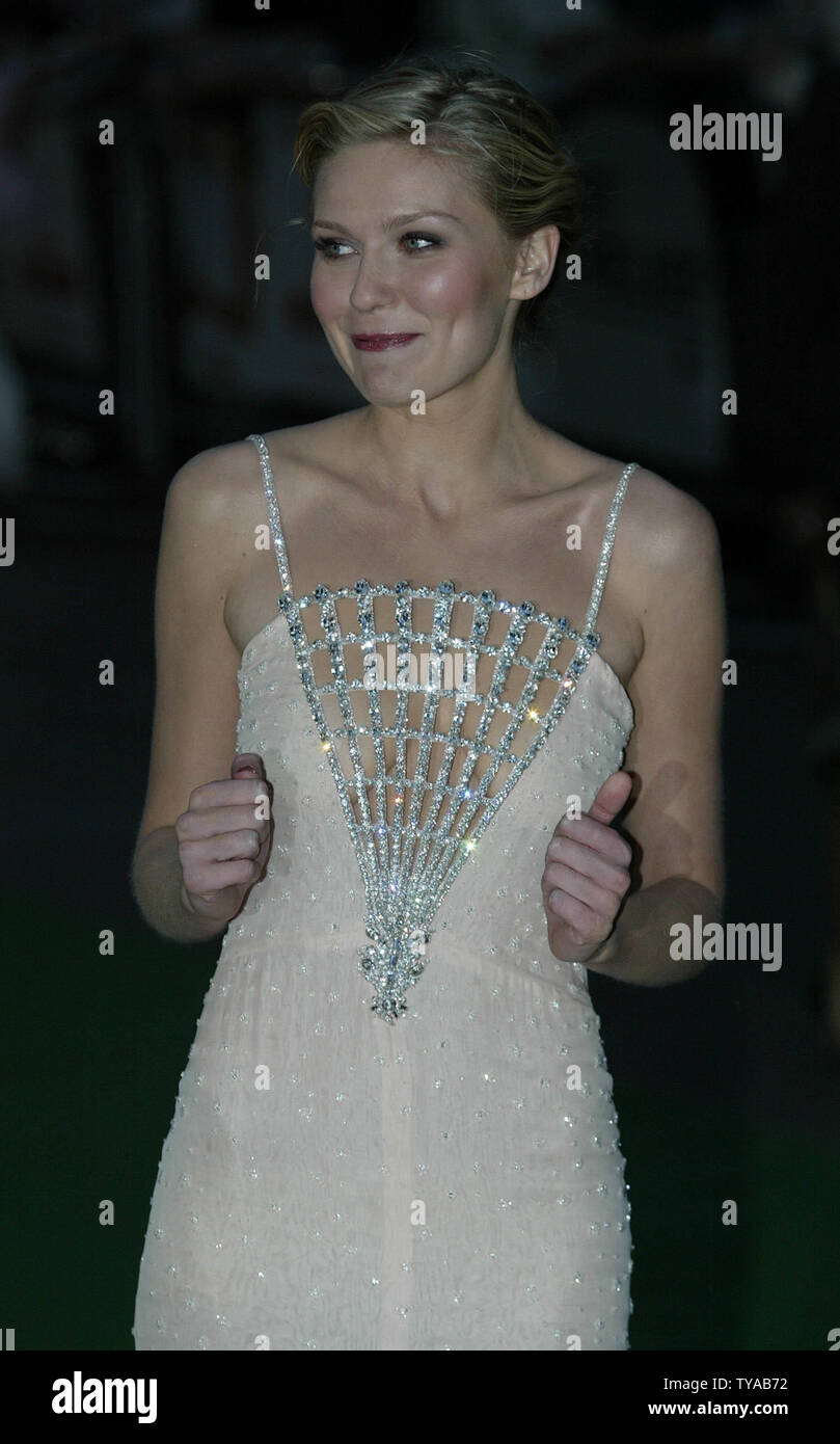 American actress Kirsten Dunst arrives at the premiere of her new film ...