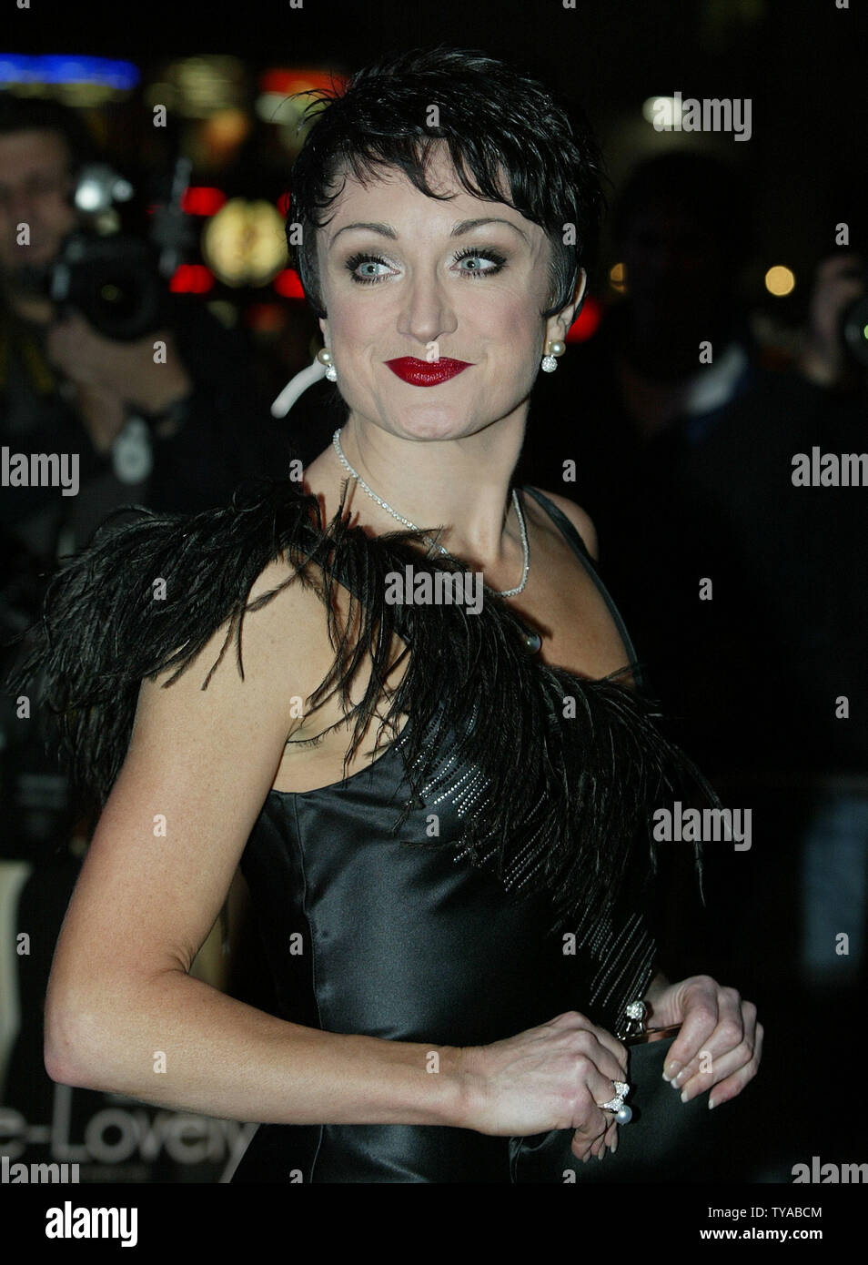 British actress Caroline O'Connor arrives at the London premiere of her ...