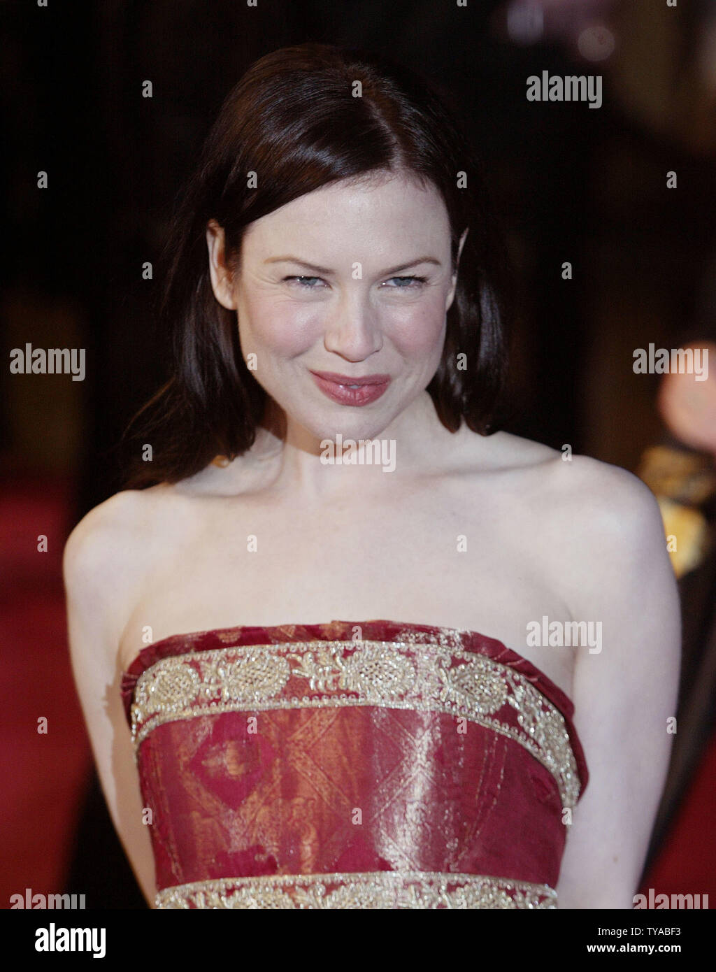 American actress Renee Zellwigger arrives at the premiere of her new ...