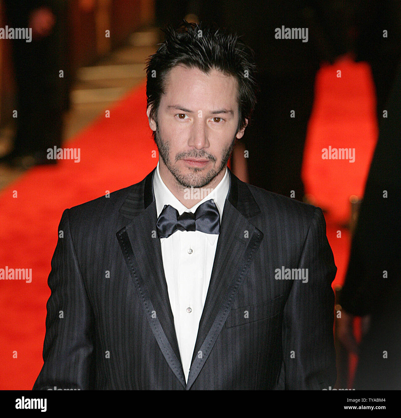 American actor Keanu Reeves arrives at the British Academy Awards in ...