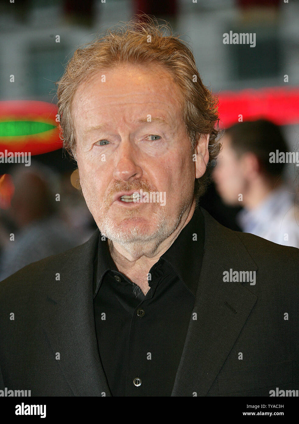British Director Ridley Scott arrives at the premiere of his new film ...