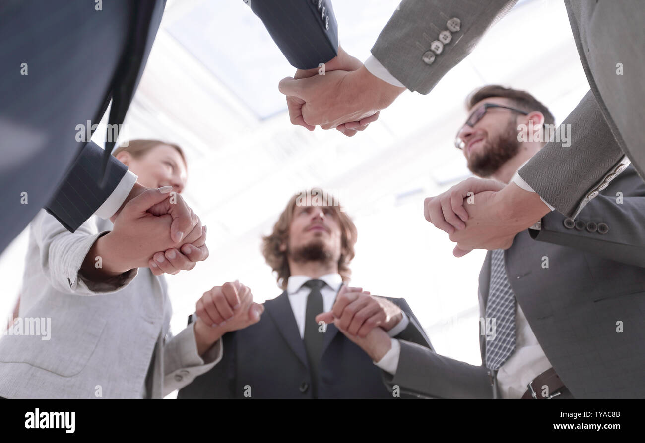 Corporate Business Team Aspiration Looking High Resolution Stock ...