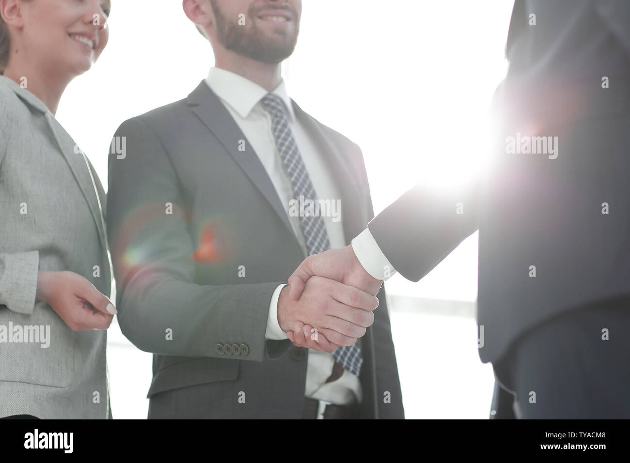 image of handshake of business partners Stock Photo - Alamy