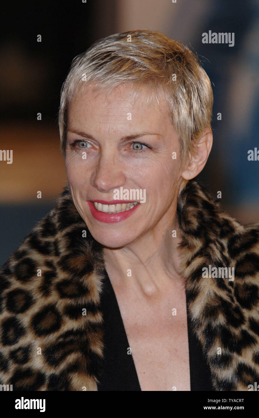 British singer Annie Lennox attends the world premiere of "The ...